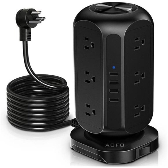 Accessories | Surge Protector 12 Ac Outlets With 4 Usb Ports Charging ...